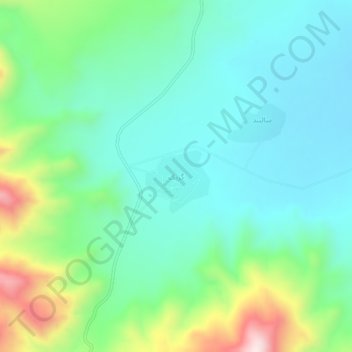 Mapa topográfico Gerik, altitude, relevo