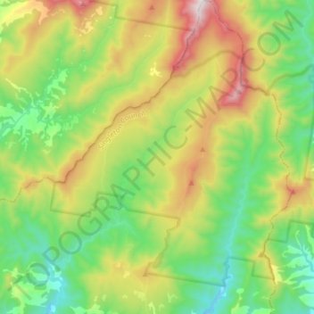 Mapa topográfico Mount Royal, altitude, relevo