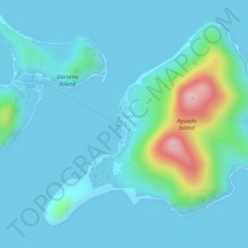 Mapa topográfico Tarnate, altitude, relevo
