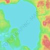 Mapa topográfico Hague, altitude, relevo