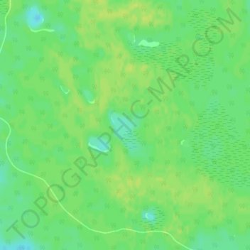 Mapa topográfico Arrow Lake, altitude, relevo